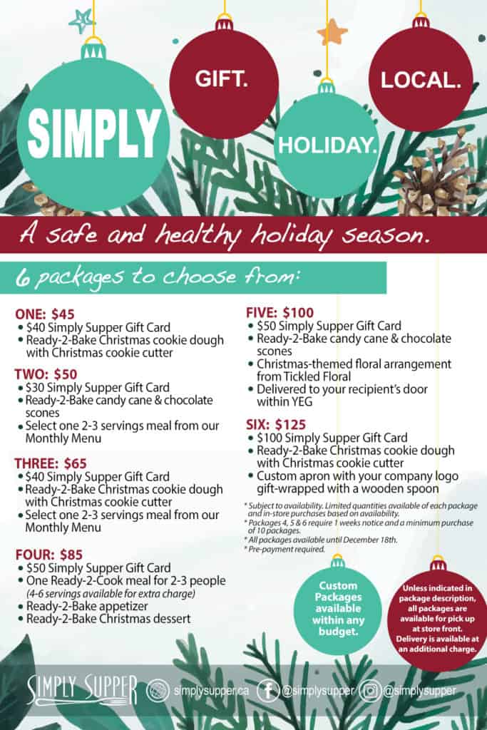 Our MENU - Simply Supper