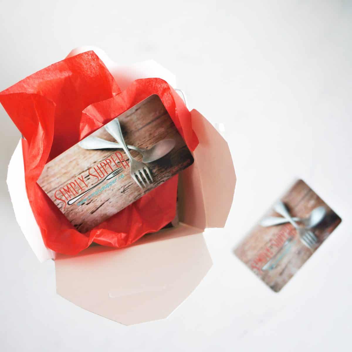 Gift Cards - Simply Supper