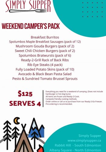 Our MENU - Simply Supper